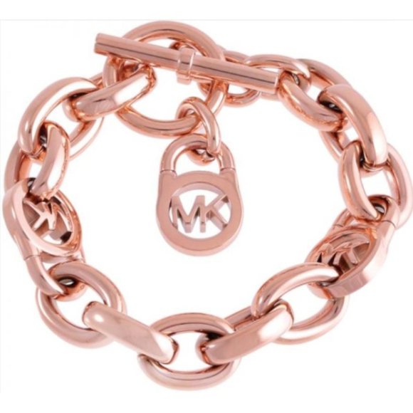 MICHAEL Michael Kors | Jewelry | Michael Kors Rose Gold Toggle Chain ...